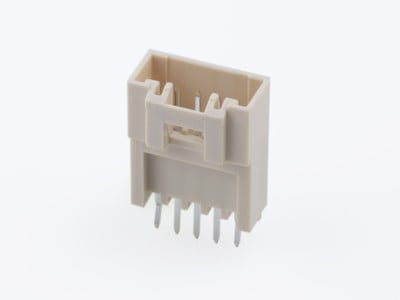 2.00mm Pitch I/O PCB Receptacle, Upright-Style, Phosphor Bronze Shell, 10 Circuits