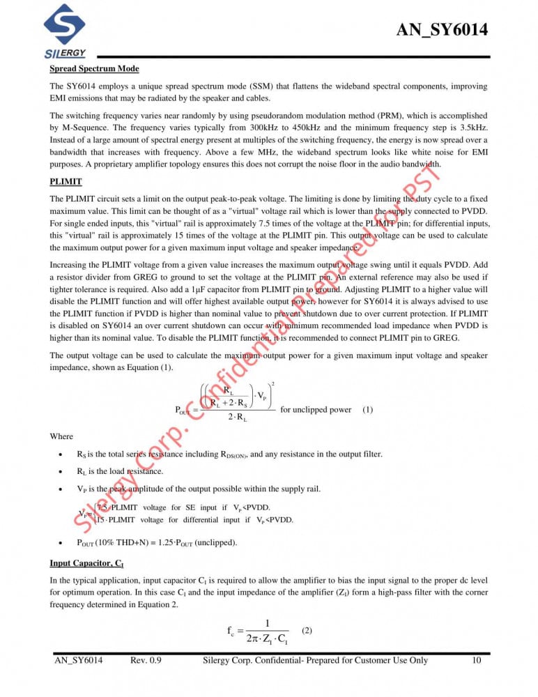 SY6014QCC datasheet page 10