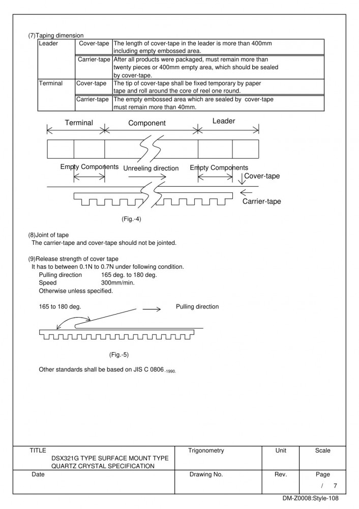 KDS DSX321G specification page 6