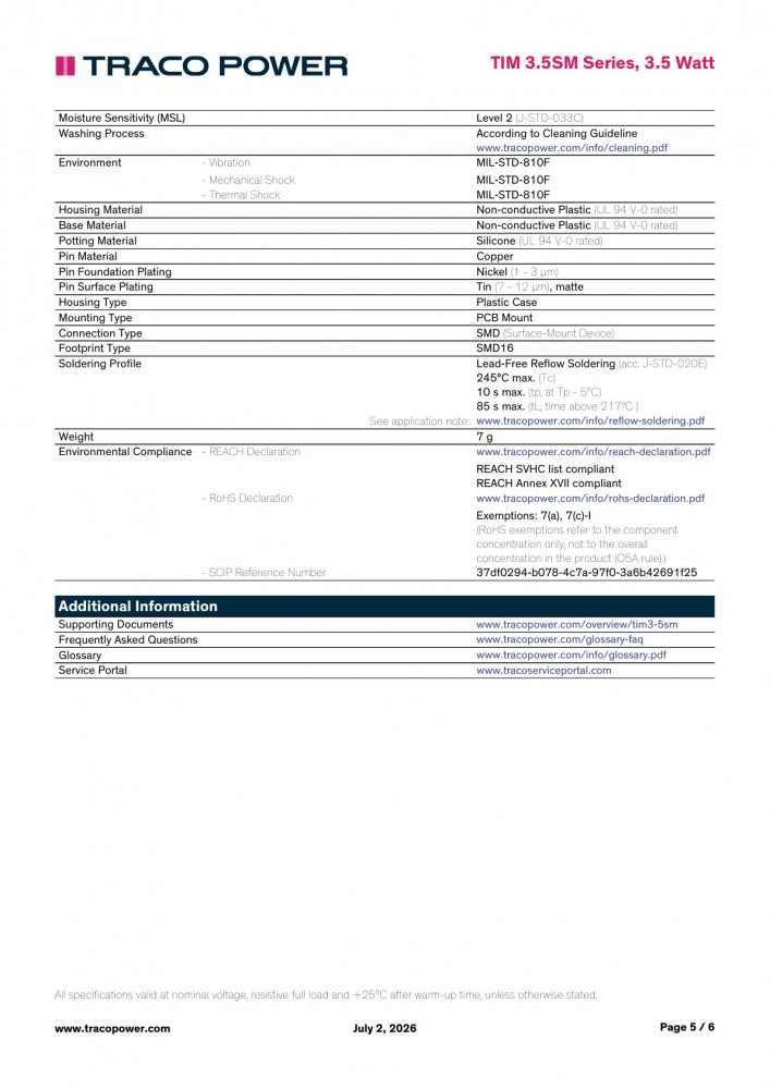 TIM 3.5SM datasheet page 5