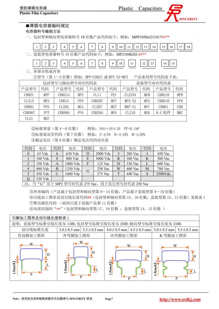 SRD datasheet page 7