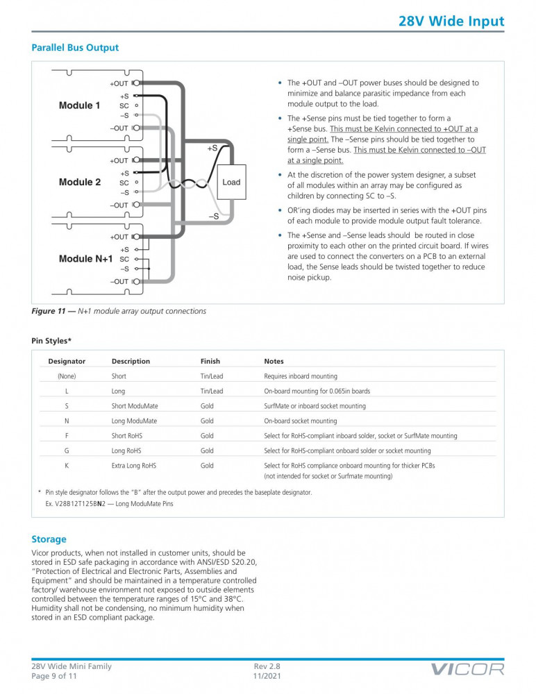 VICOR converter technical document page 9
