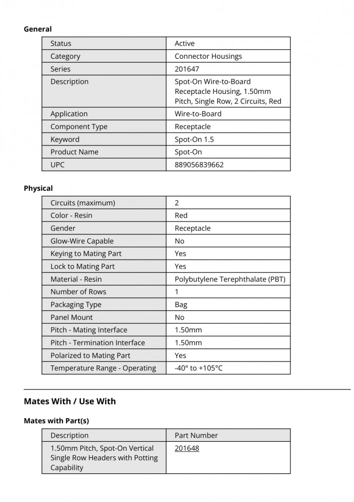Product document image, page 2
