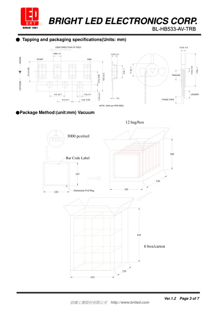 BL-HB533-AV-TRB datasheet page 4