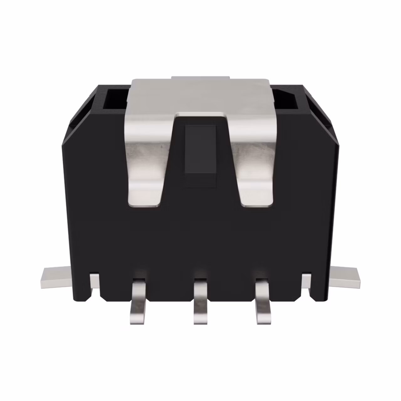 Micro-Fit+ Vertical Header, Surface Mount, 3.00mm Pitch, Single Row, 3 Circuits, 0.38µm Gold (Au) Plating, Glow-Wire Capable, Solder Nail, Black, Tape and Reel for sale