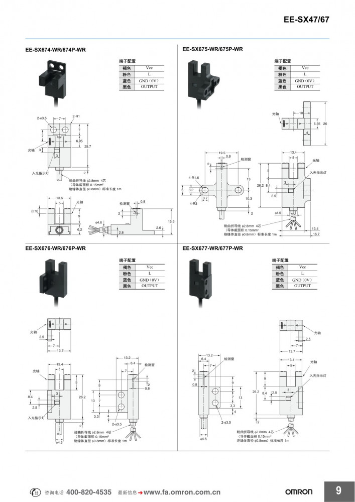 EE-SX670 datasheet page 9