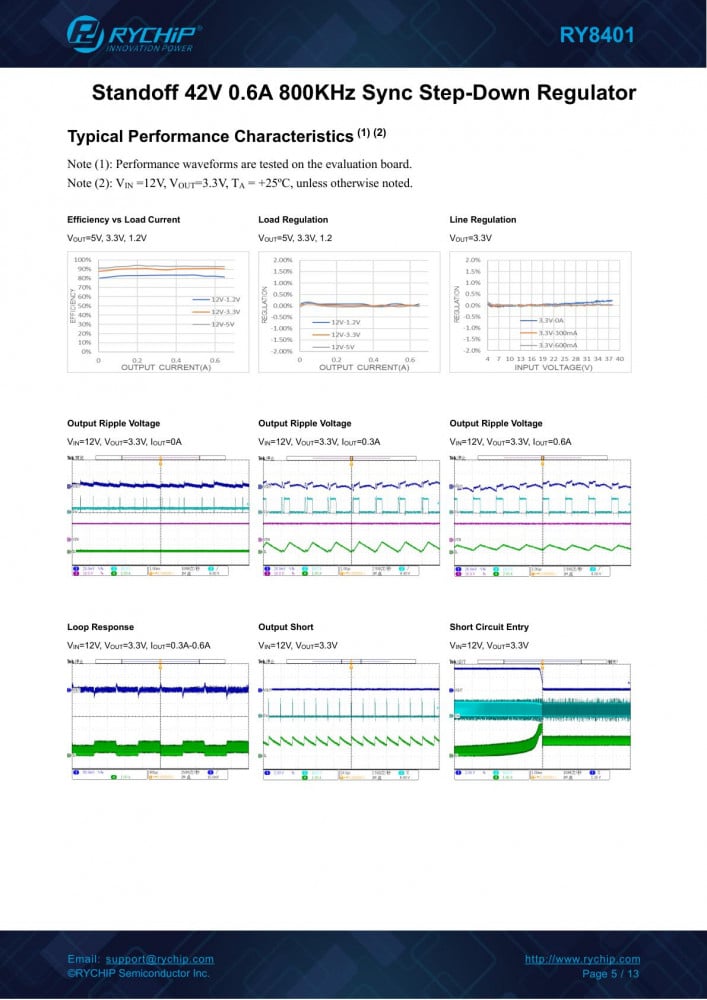 RY8401 datasheet page 5