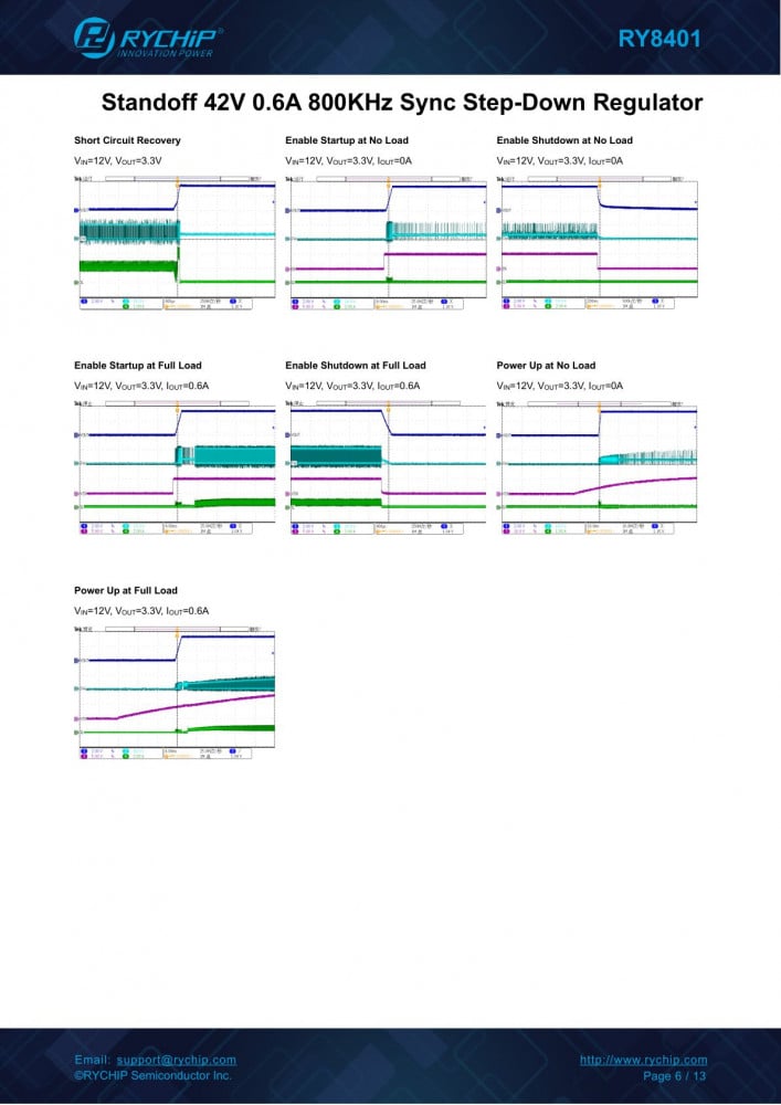 RY8401 datasheet page 6