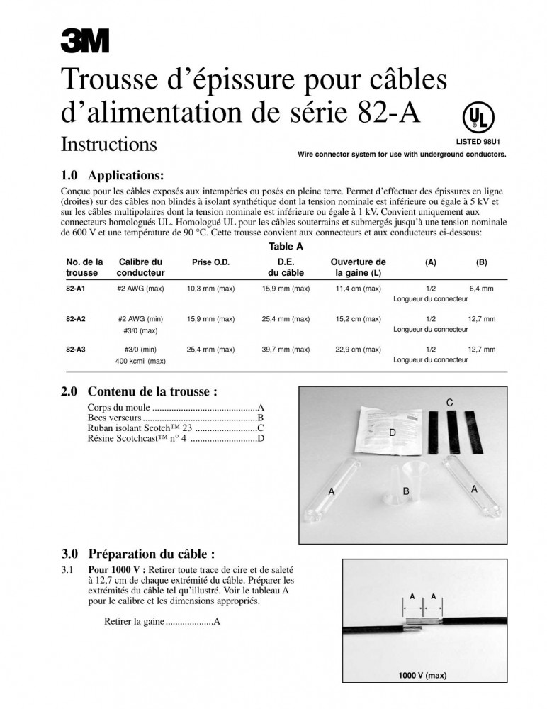 82-A series splice kit instructions, page 5