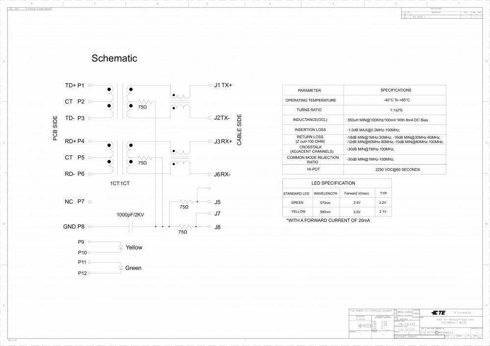 TE Connectivity 2488953-1 drawing page 2