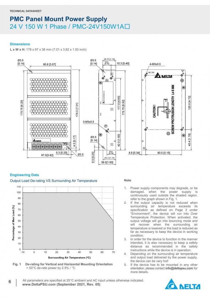 PMC-24V150W1AA datasheet page 6