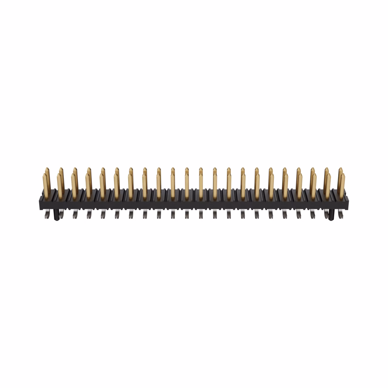 Milli-Grid Header, Vertical, Surface Mount, 44 Circuits, 0.76µm Gold (Au) Plating, Mating Pin Length 3.80mm, with Pegs, Tube, Lead-Free for sale