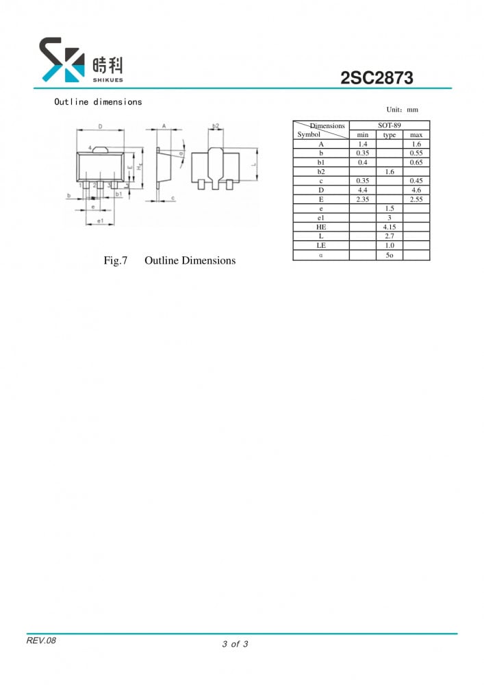 2SC2873Y datasheet page 3