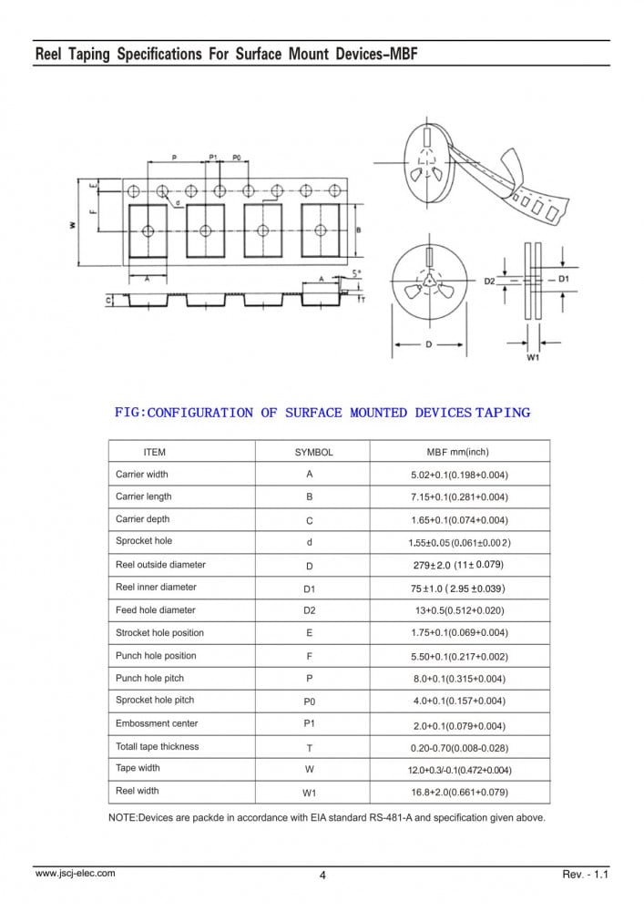 MB8F datasheet page 4