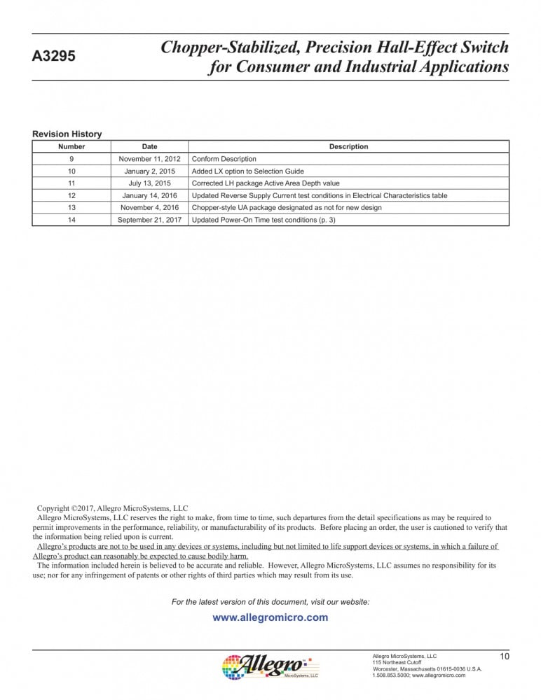 A3295 datasheet page 10