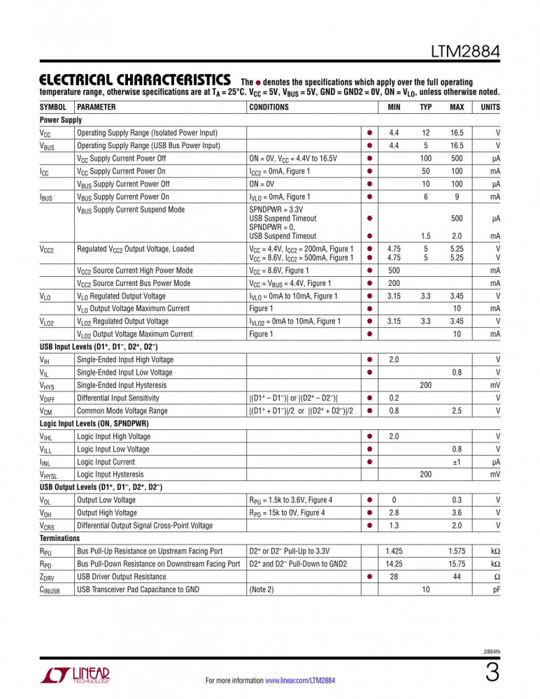 LTP2884 technical document page 3