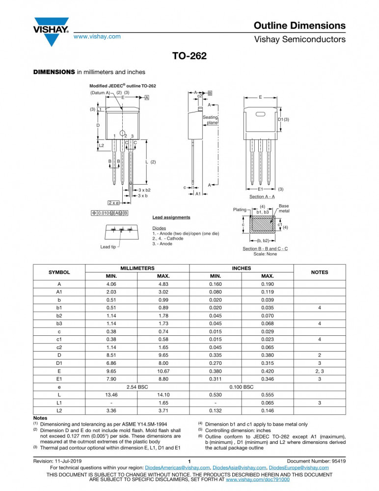 VS-42CTQ030 datasheet page 7