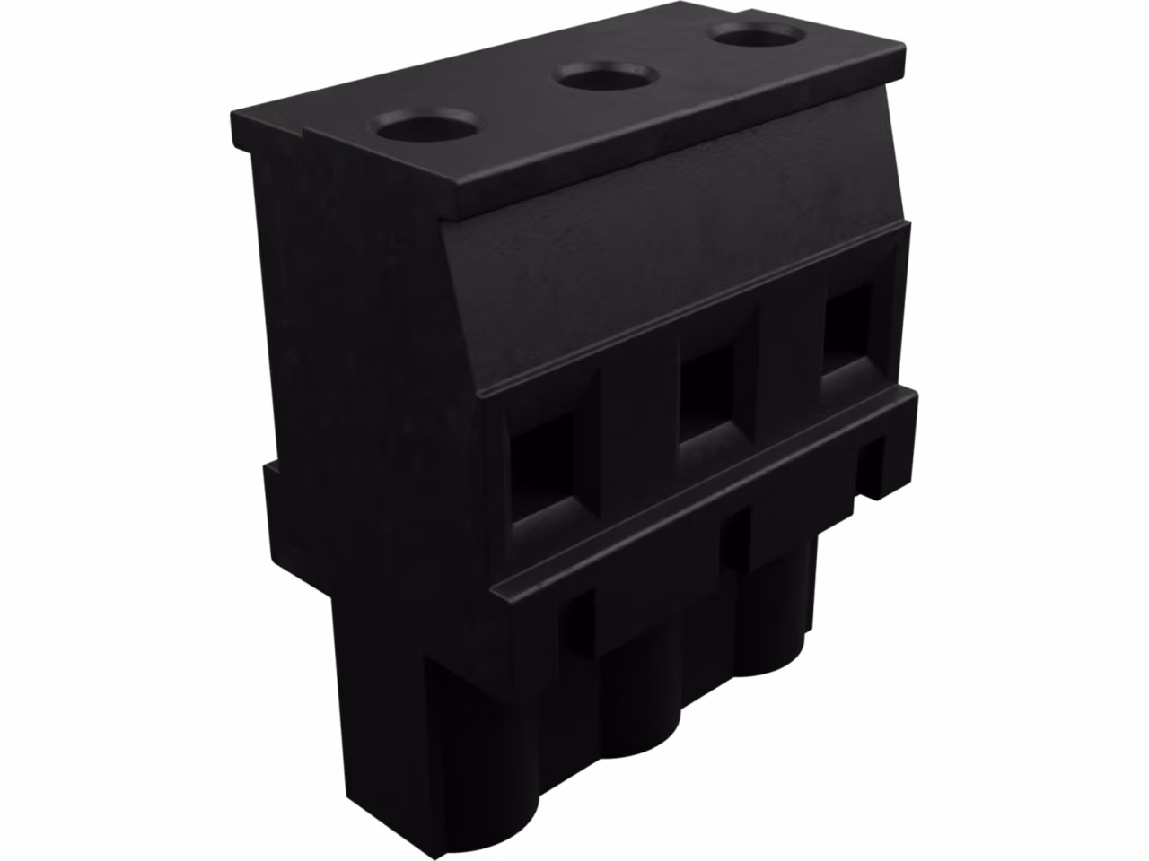 7.50mm Beau Eurostyle Pluggable Terminal Block, 90° Wire Entry, 3 Circuits for sale