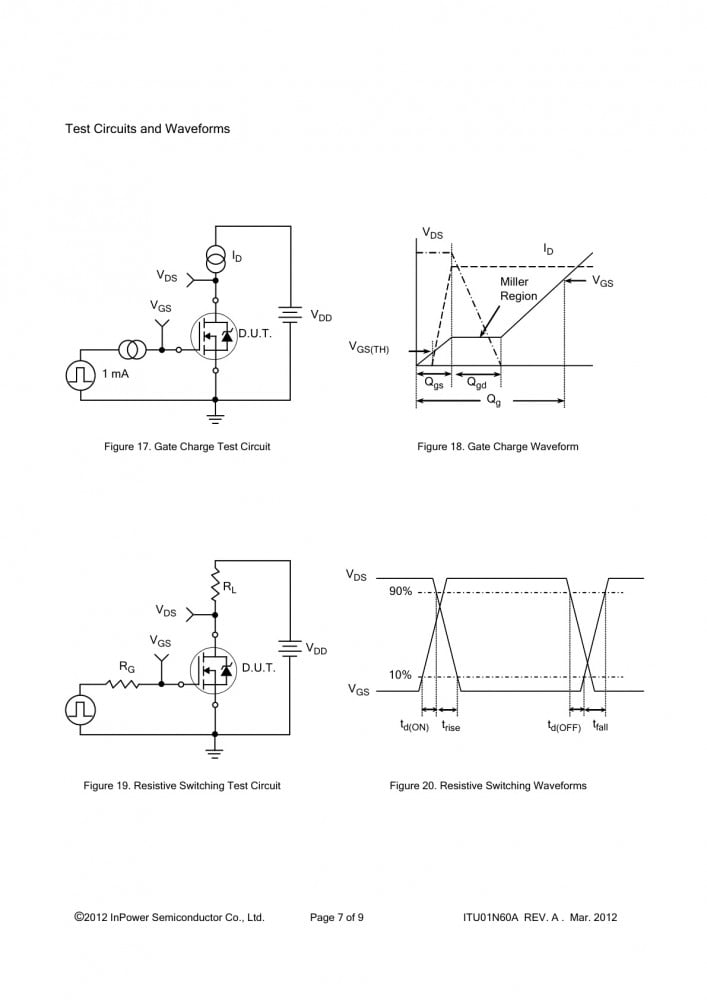 ITU01N60A datasheet page 7