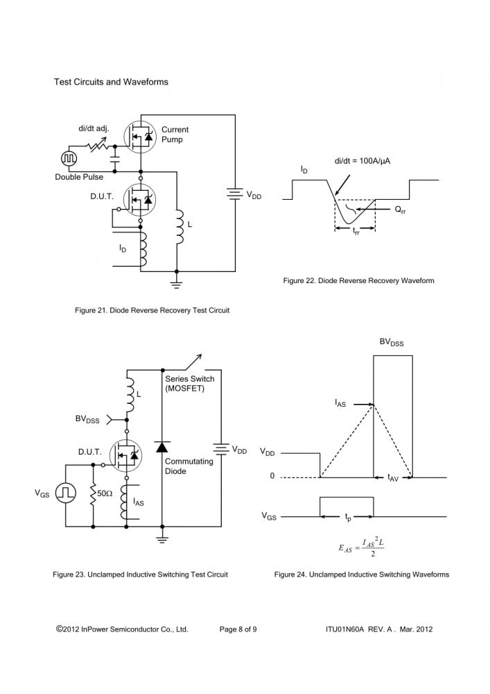 ITU01N60A datasheet page 8