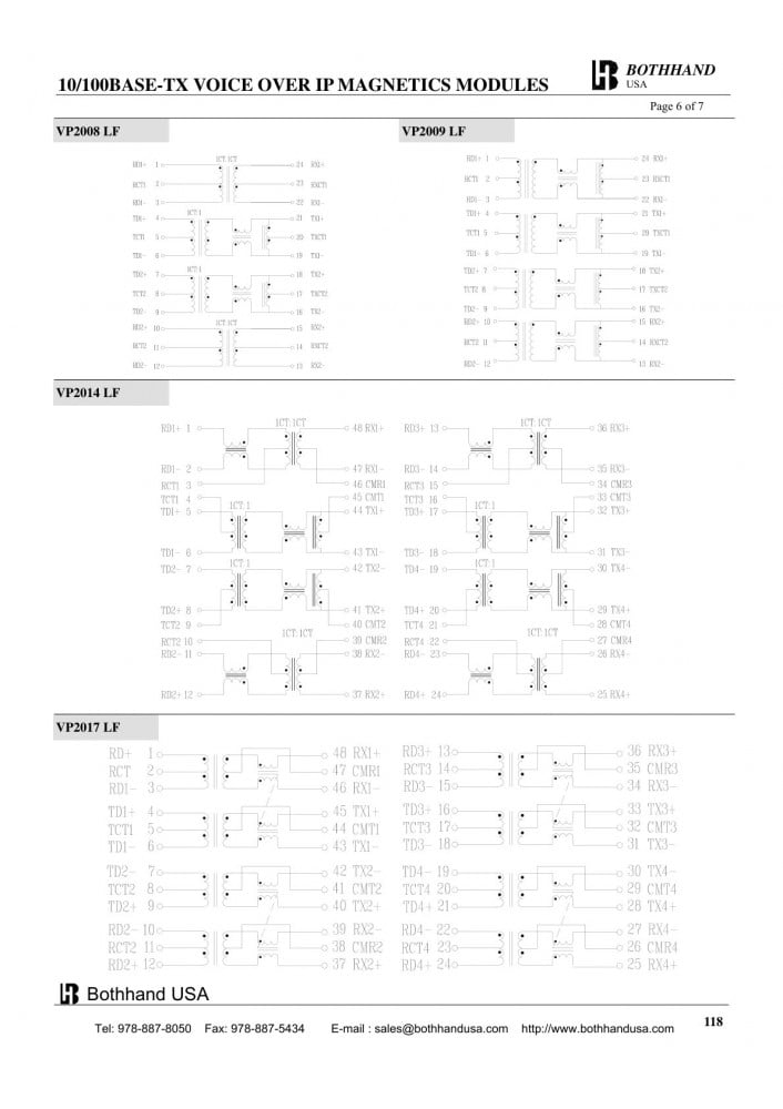 VP8019HF technical document page 6