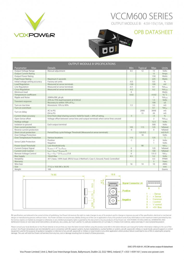 OPB datasheet image