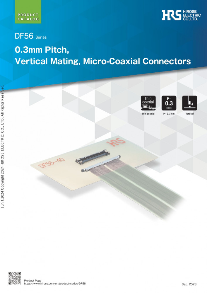 HRS DF56 datasheet page 1