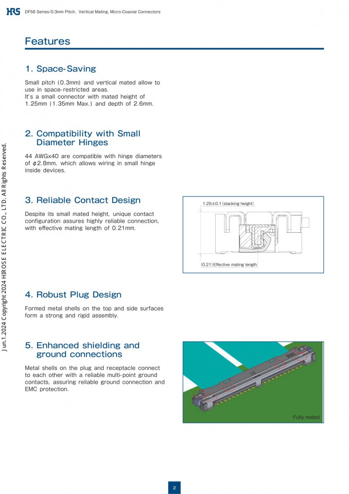 HRS DF56 datasheet page 2