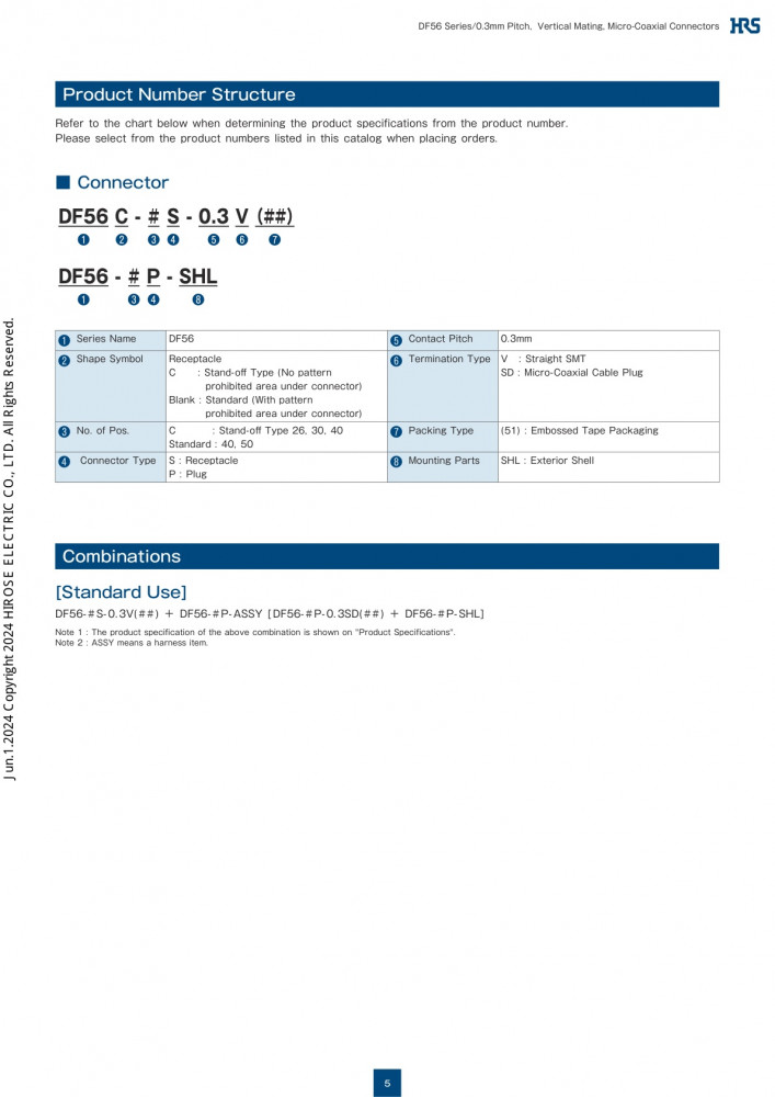 HRS DF56 datasheet page 5