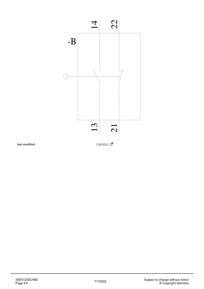 SIEMENS 3SE51220CH80 technical document page 4