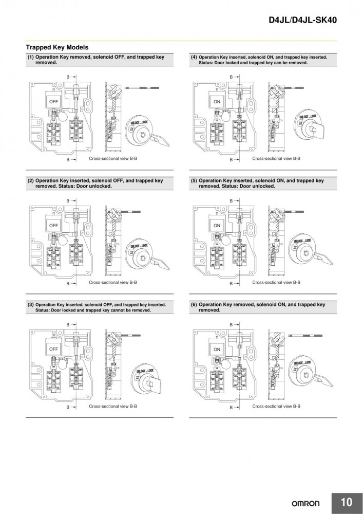OMRON D4JL datasheet page 10