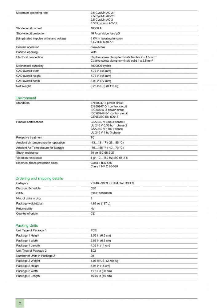 K1B006TLH technical document page 2