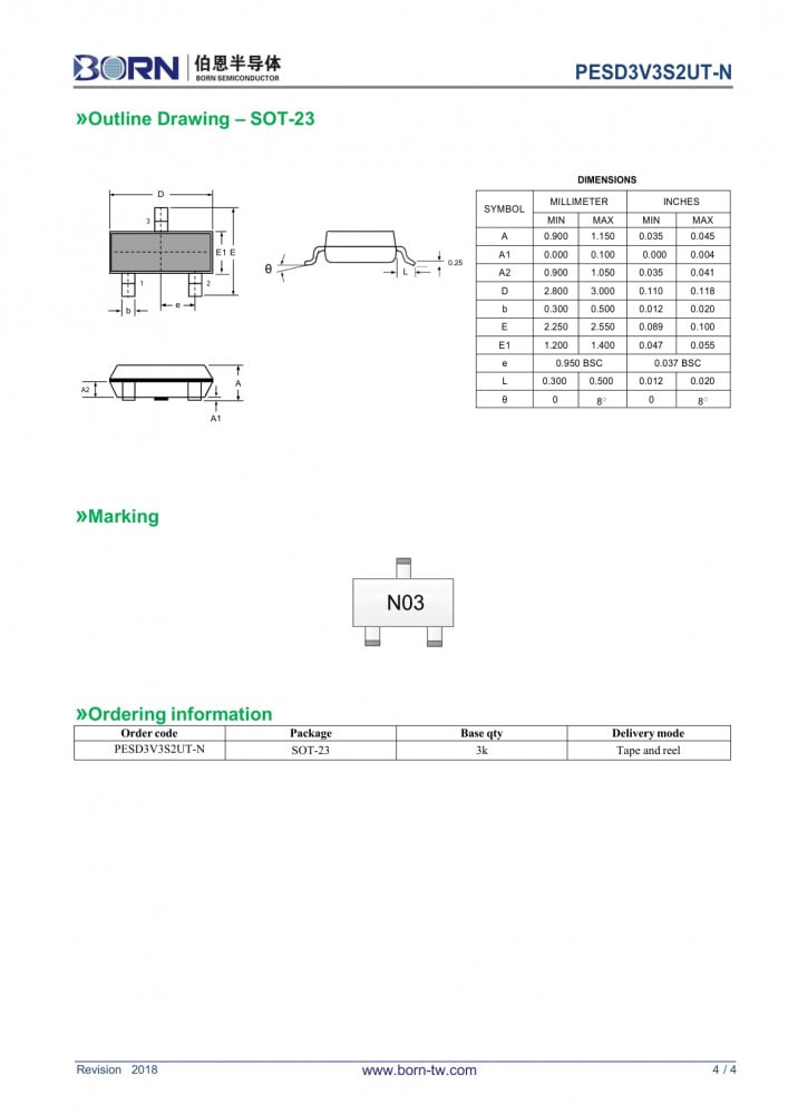 PESD3V3S2UT-N datasheet page 4