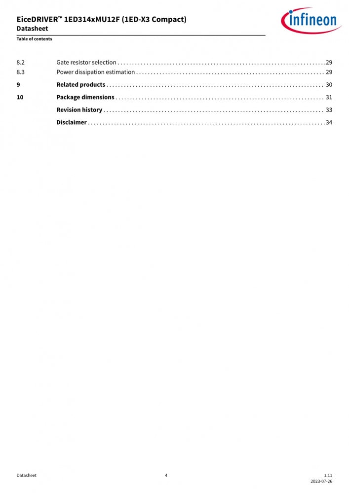 1ED3140MU12FXUMA1 datasheet page 4