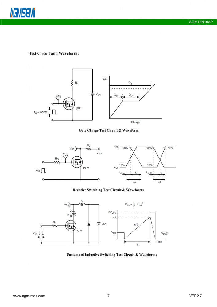 AGM12N10AP datasheet page 7