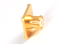 SMPM Plug, Right-Angle, Smooth Bore, 2-Port, Panel Mount, Threaded, Tape and Reel, 50 Ohms