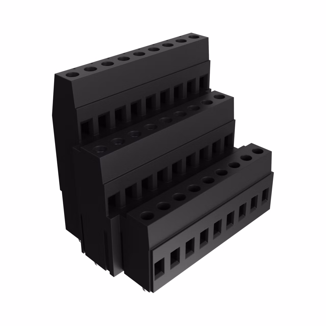 5.08mm Pitch Beau Eurostyle High Profile, Three Level Terminal Block, Modular, 27 Circuits for sale