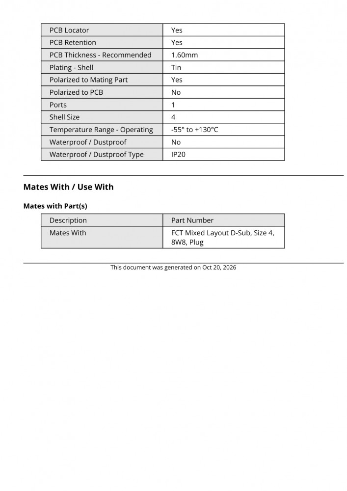 MOLEX 1731140495 product drawing, page 3
