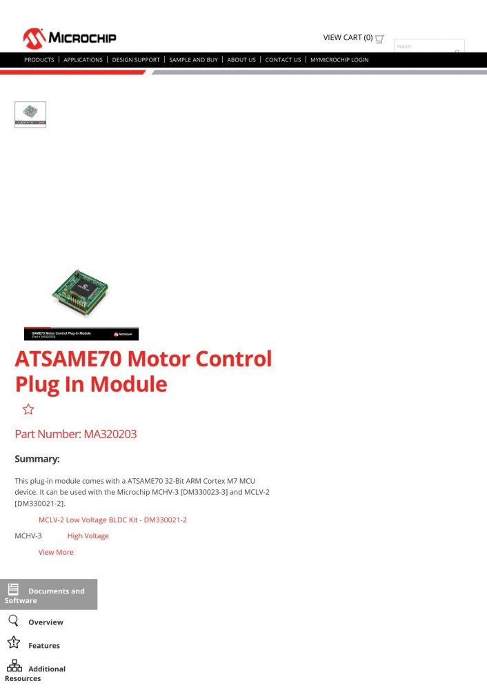 MA320203 technical document page 1