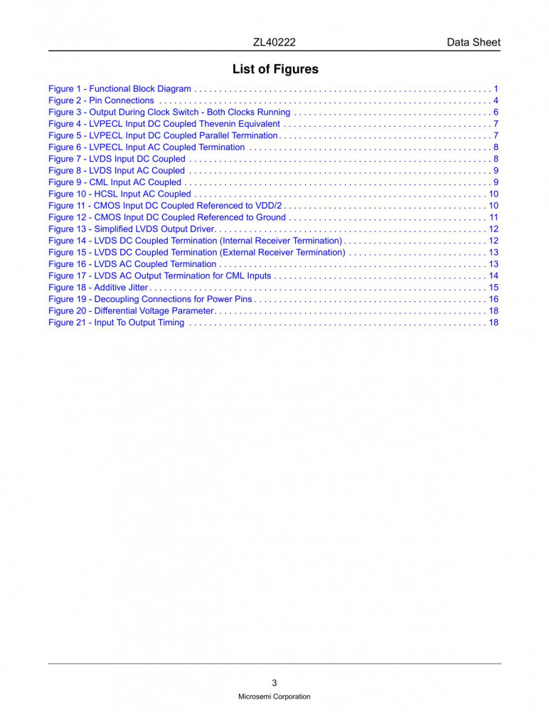 ZL40222 datasheet page 3