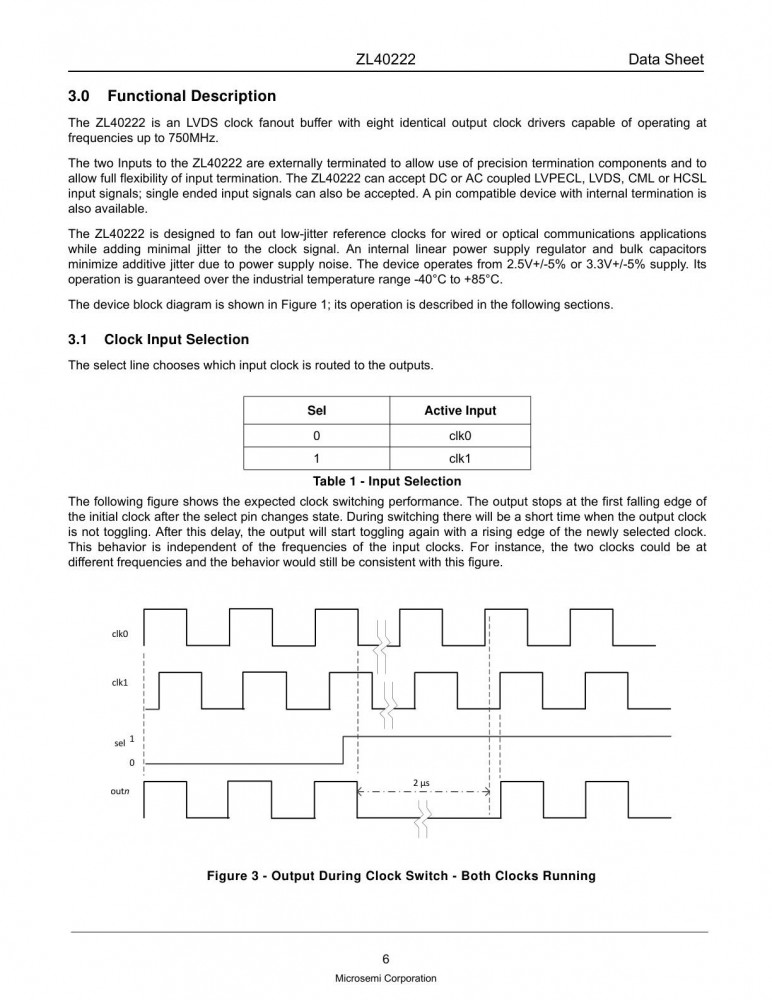 ZL40222 datasheet page 6