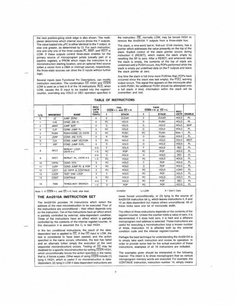 AM2910A datasheet page 8