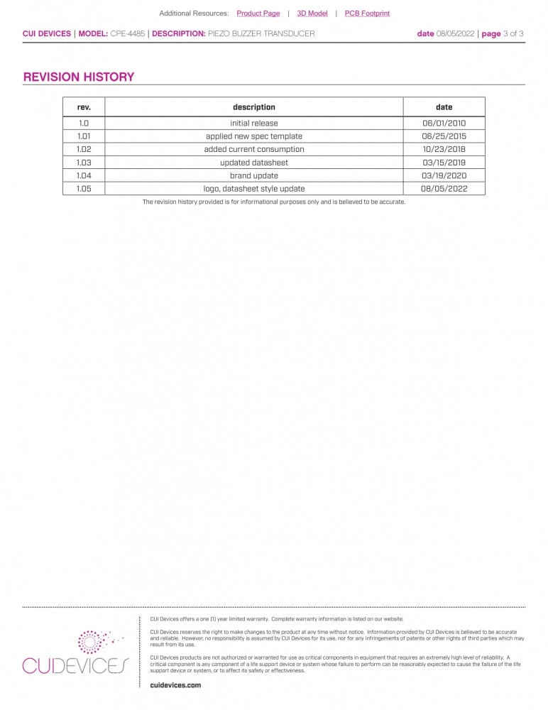 CPE-4485 technical document page 3