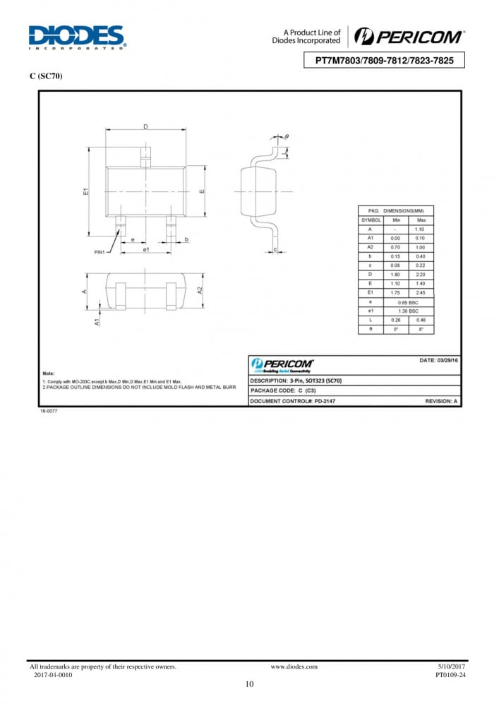 PT7M78xx datasheet page 10