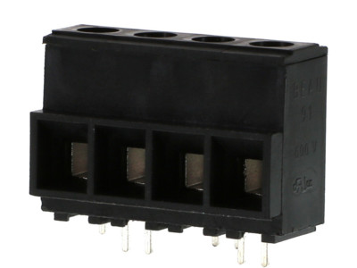 10.16mm Beau Eurostyle, Fixed Mount PCB Terminal Block, High Voltage, High Power 60A, 6 Circuits