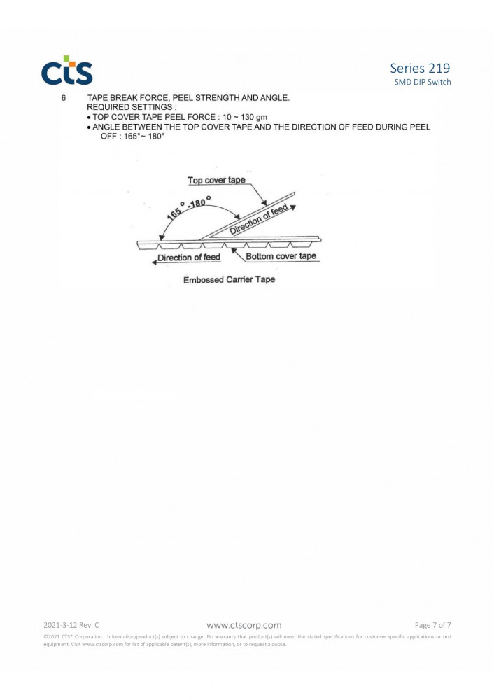 CTS Series 219 document page 7