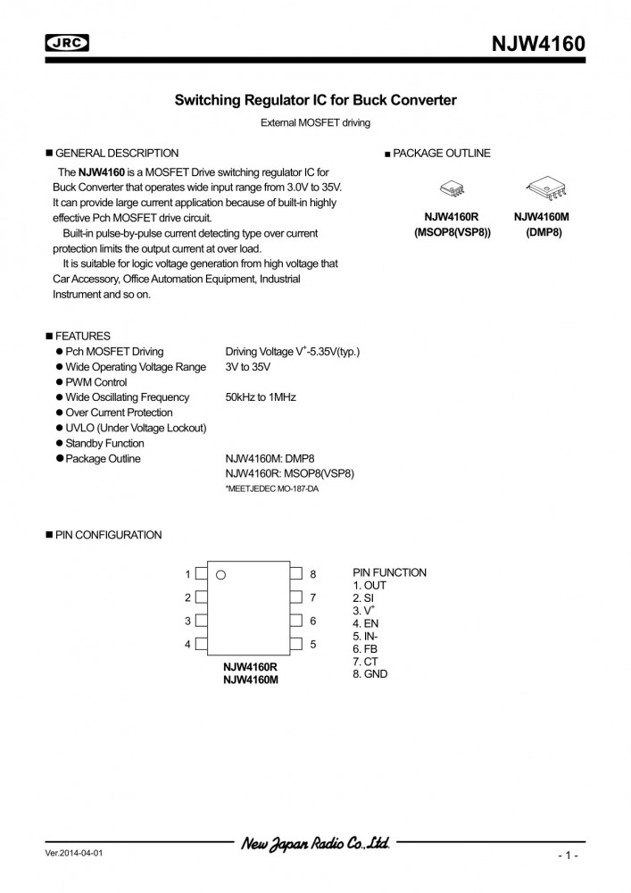 NJW4160 document page 1