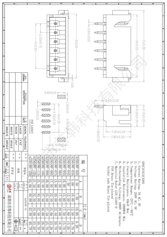 SHOU HAN 2.54-2P WT specification page 5