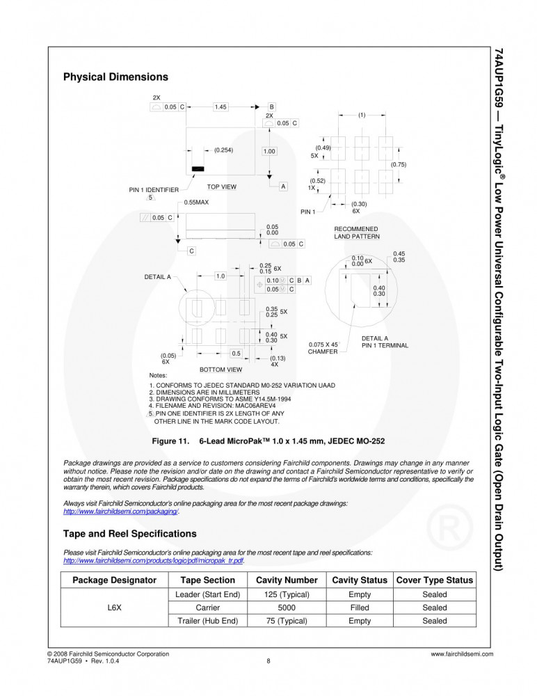 74AUP1G59 datasheet page 9