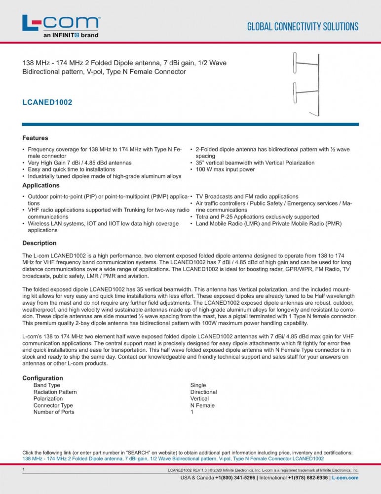 LCANED1002 technical document page 1